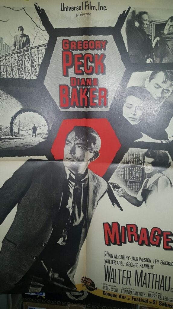 Mirage Movie Poster (1965) - Movieposter Original